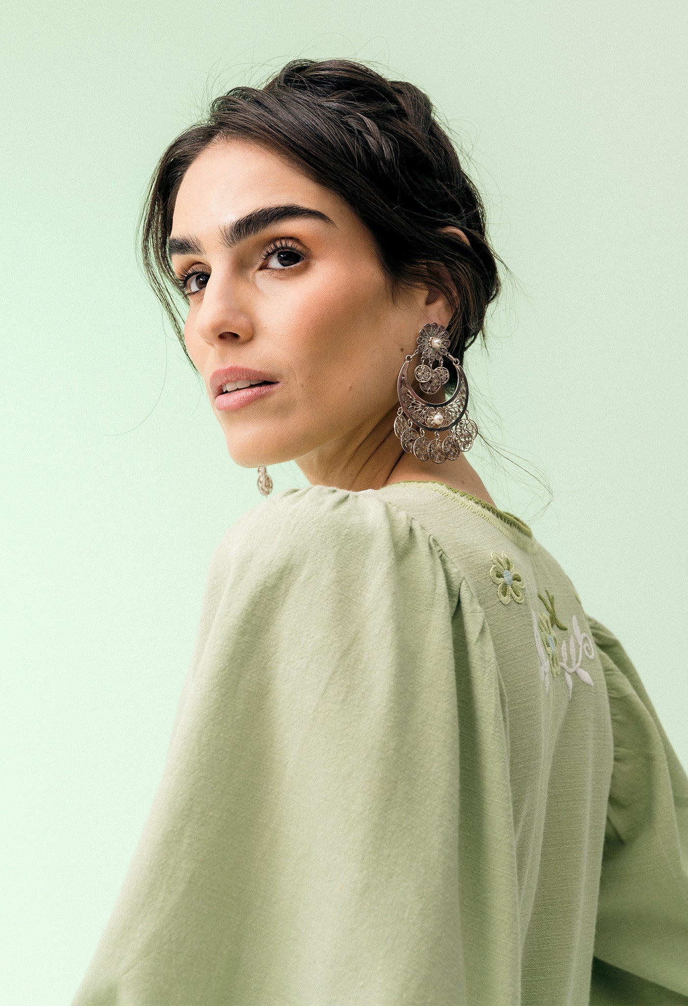 Coco Verde Floral – Mi Golondrina